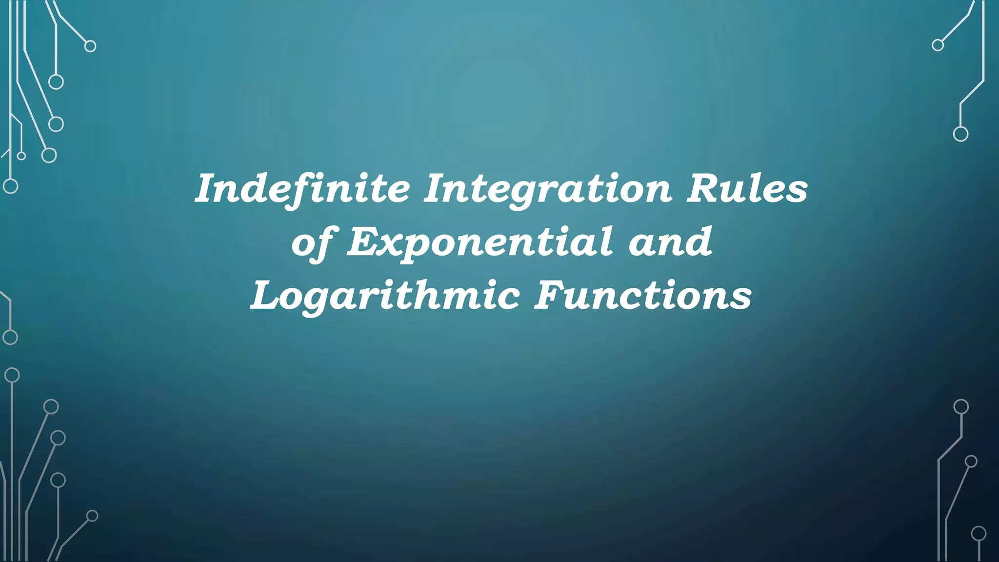 PPT Antiderivatives and Indefinite Integration.pptx