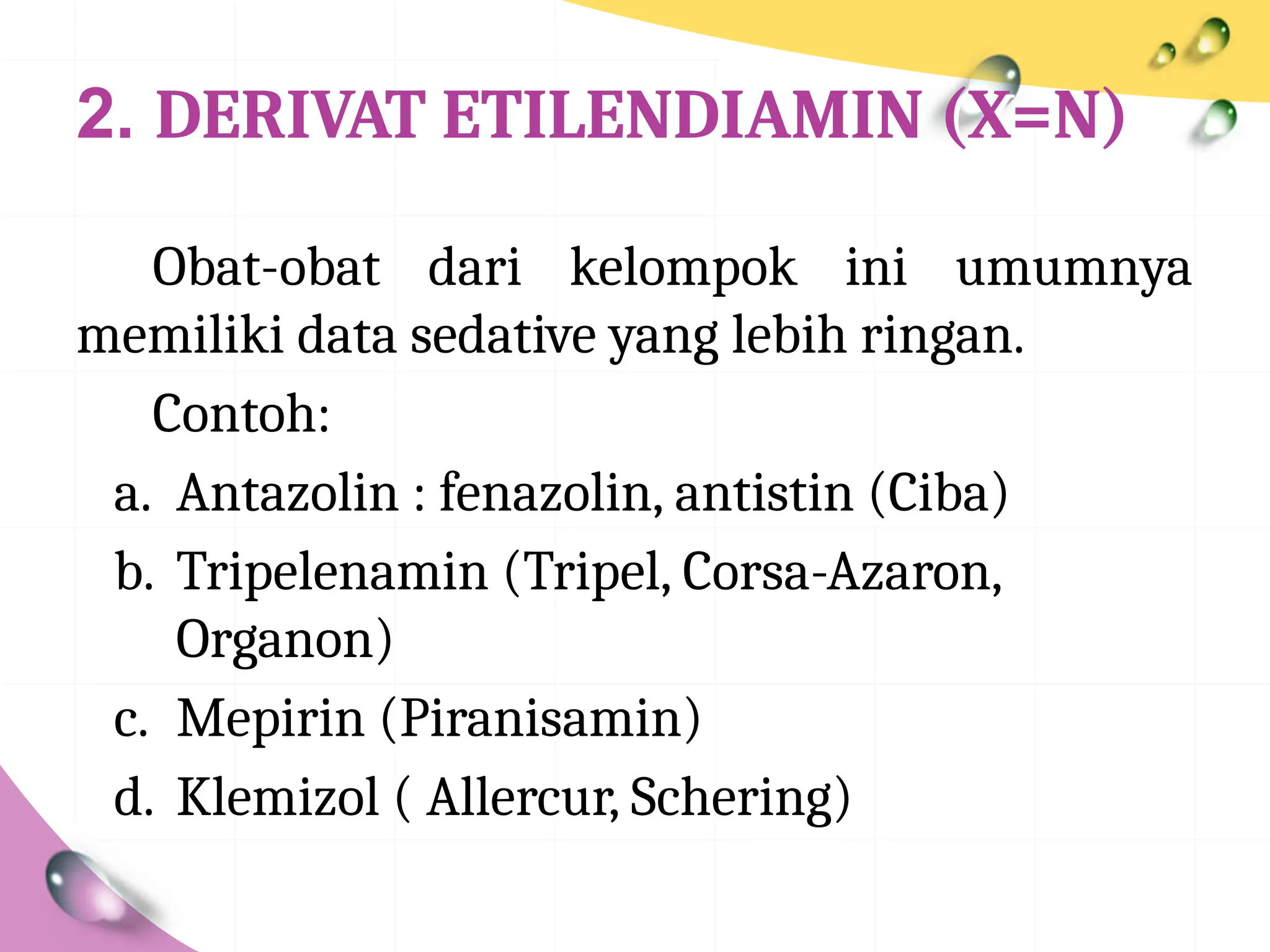 Powerpoint farmakologi antihistamin okey | PPTX