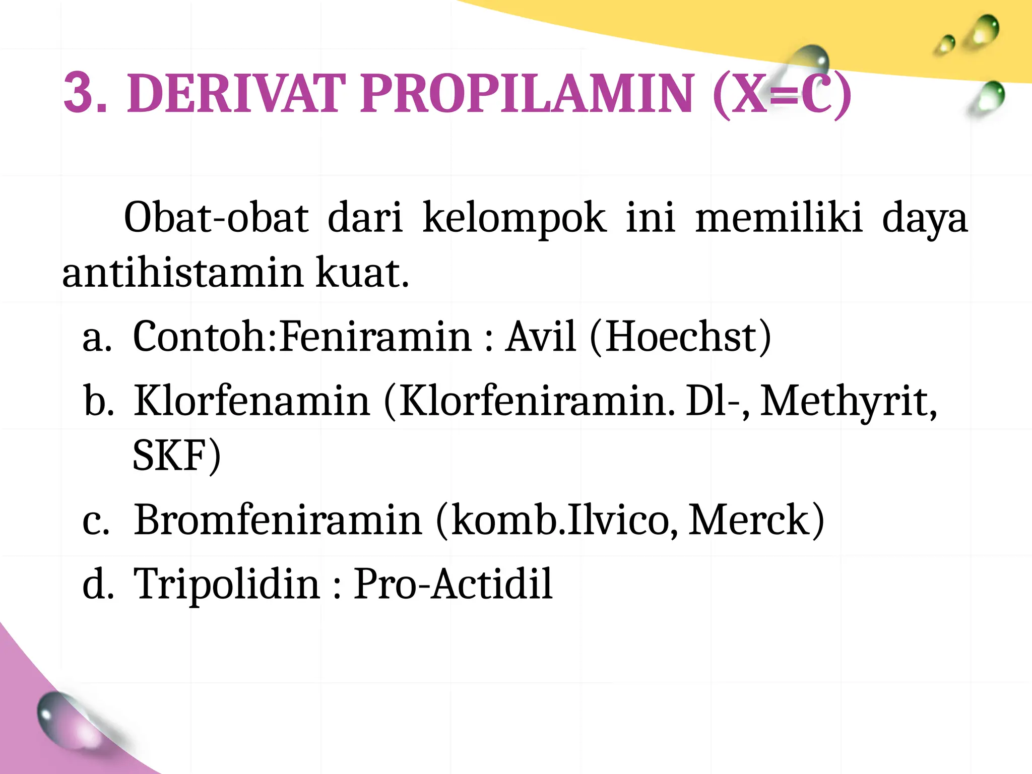 Powerpoint farmakologi antihistamin okey | PPTX