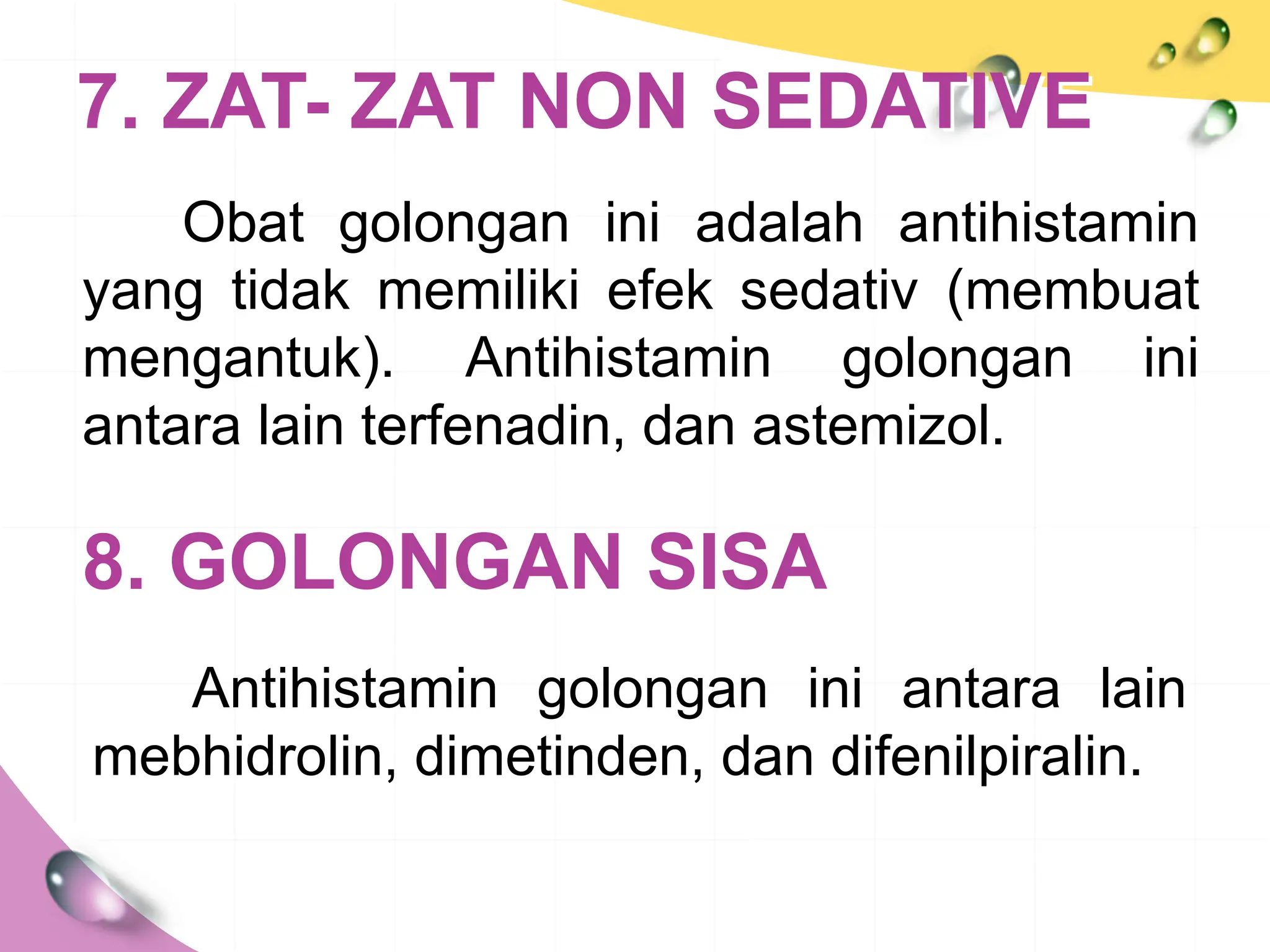 Powerpoint farmakologi antihistamin okey | PPTX