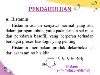 Powerpoint farmakologi antihistamin okey | PPTX