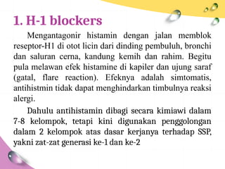 Powerpoint farmakologi antihistamin okey | PPTX