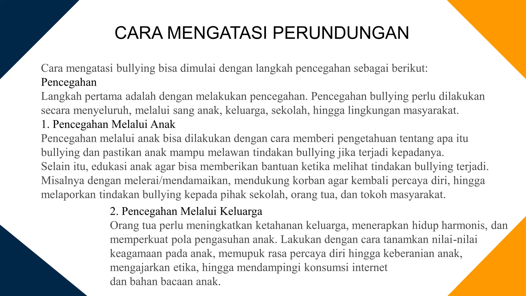 PPT PERUNDUNGAN DAN JENIS - JENIS PERUNDUNGAN | PPTX