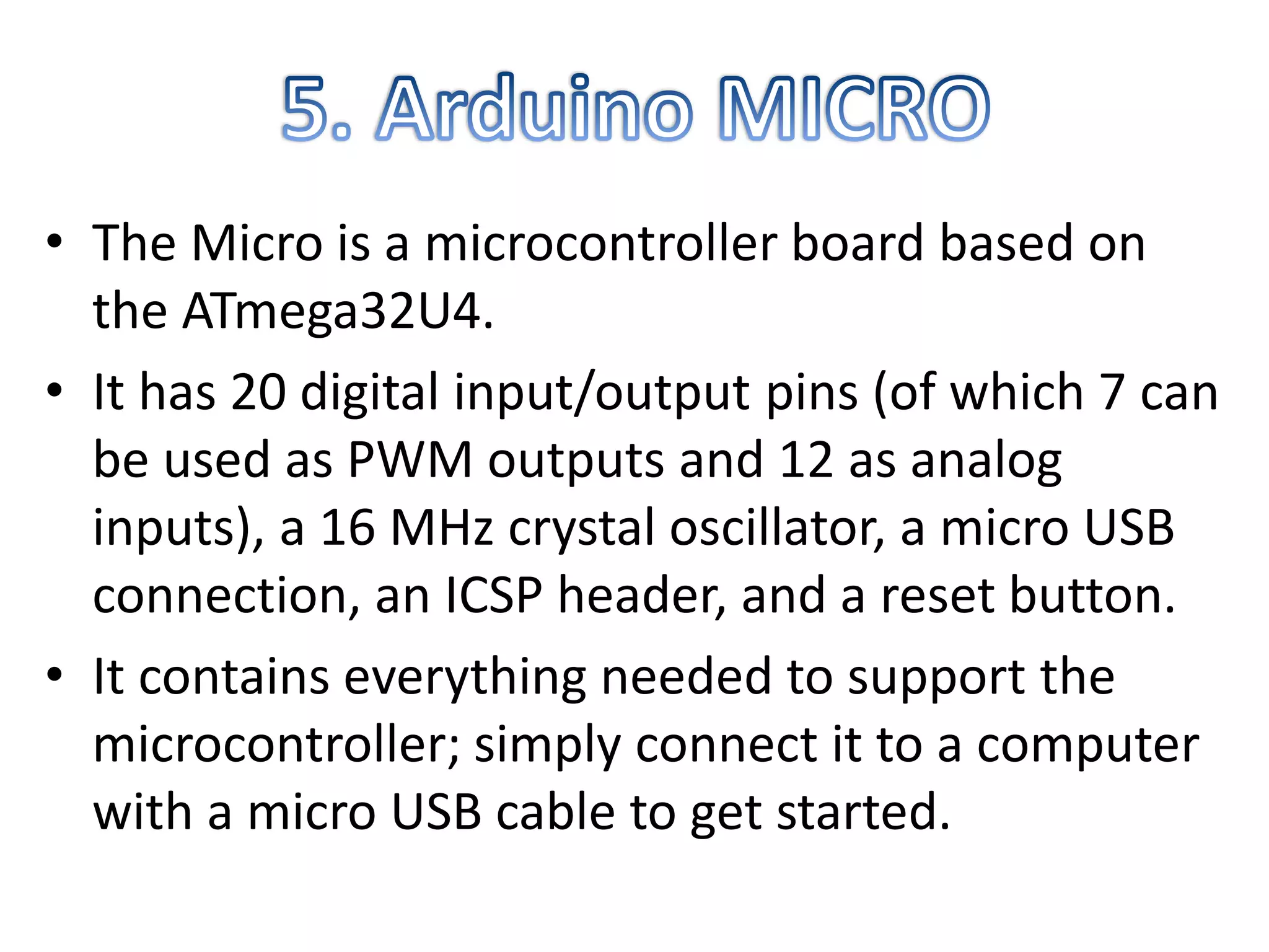Different Arduino Boards Pptx Computer Peripherals Computing