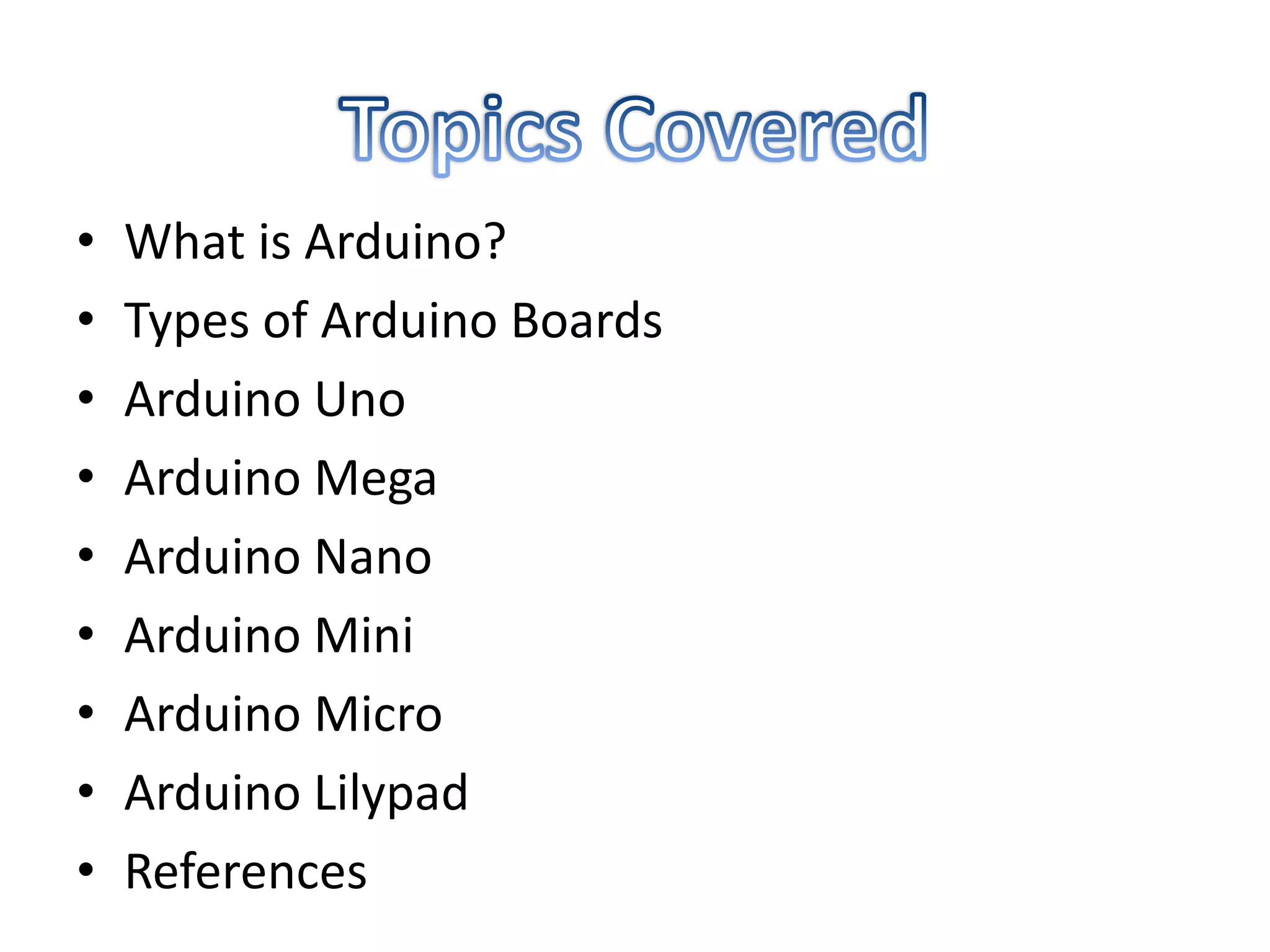 Different Arduino Boards Pptx Computer Peripherals Computing