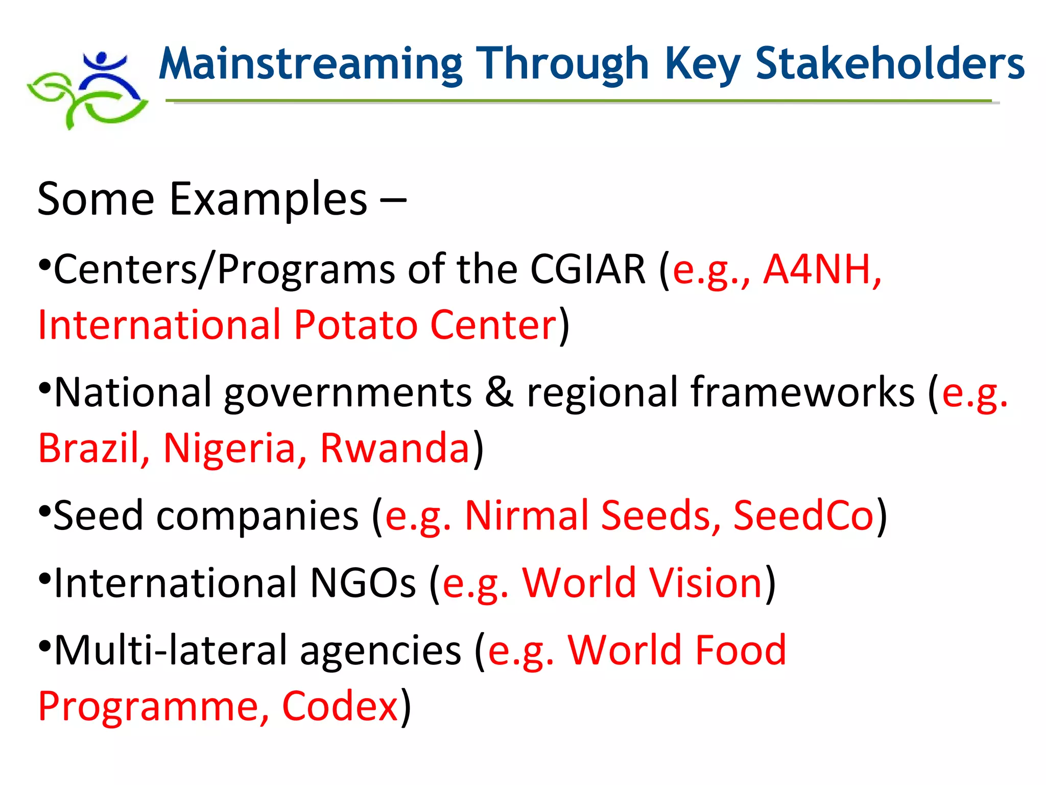 Biofortification in action | PPT