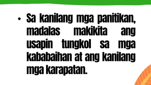 GRADE 9 FILIPINO QUARTER 3 PPT ARALIN 3 | PPTX