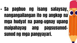 GRADE 9 FILIPINO QUARTER 3 PPT ARALIN 3 | PPTX