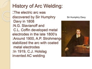 Ppt arc welding (grp 6) | PPTX