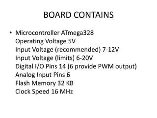 intro arduino | PPTX