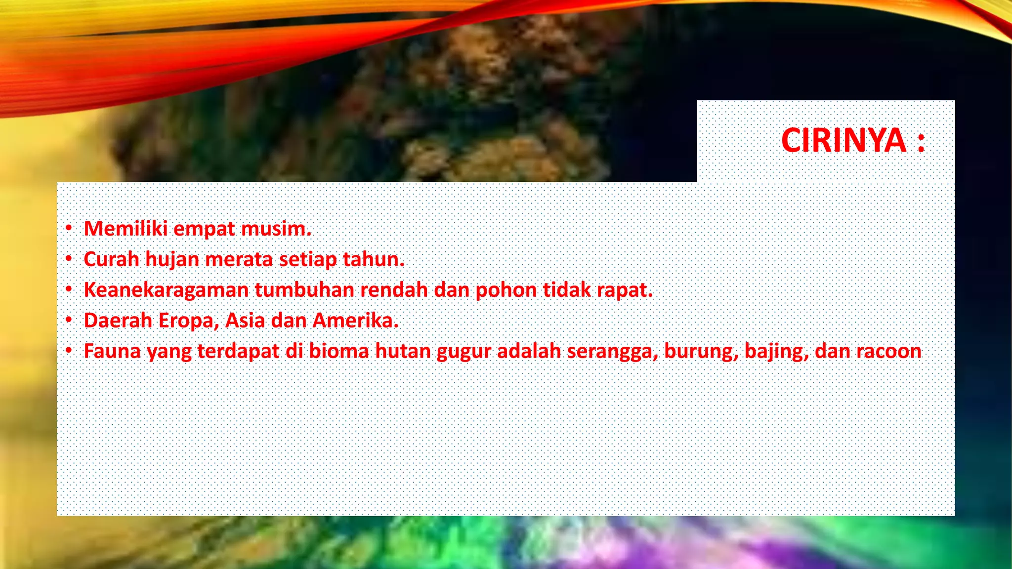 PPT Biosfer "persebaran flora dan fauna" | PPTX