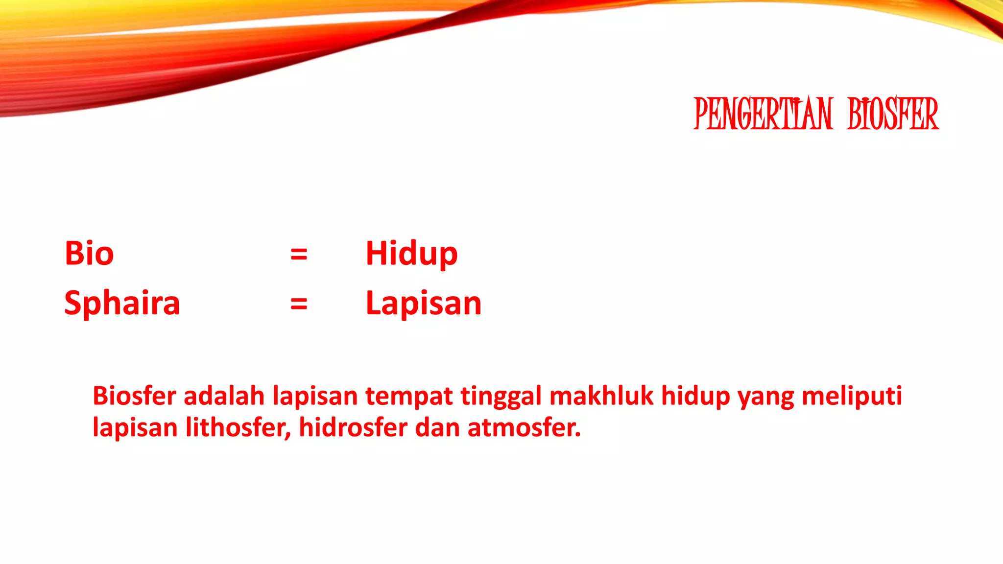 PPT Biosfer "persebaran flora dan fauna" | PPTX