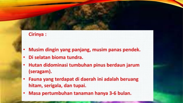 PPT Biosfer "persebaran flora dan fauna" | PPTX