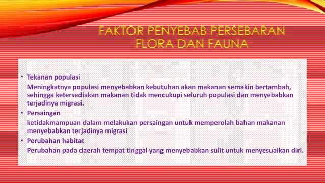 PPT Biosfer "persebaran flora dan fauna" | PPTX