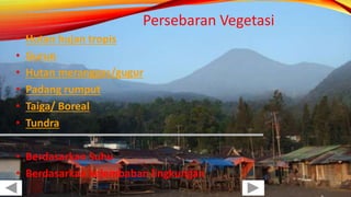 PPT Biosfer "persebaran flora dan fauna" | PPTX