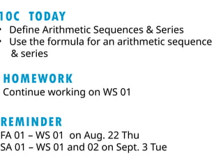 PPT Arithmetic Sequences & Series.pptx