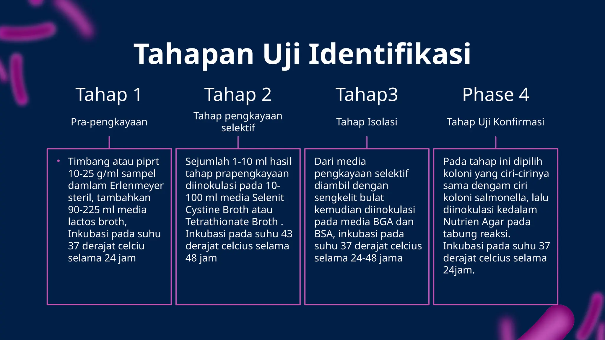 PPT taksonomi bakteri Salmonellan dan cara identifikasinya | PPT