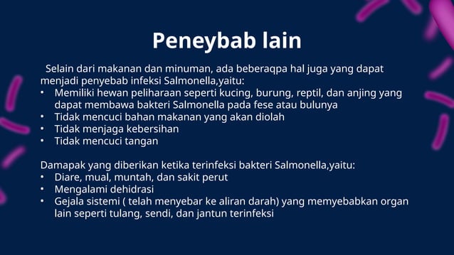 PPT taksonomi bakteri Salmonellan dan cara identifikasinya | PPT