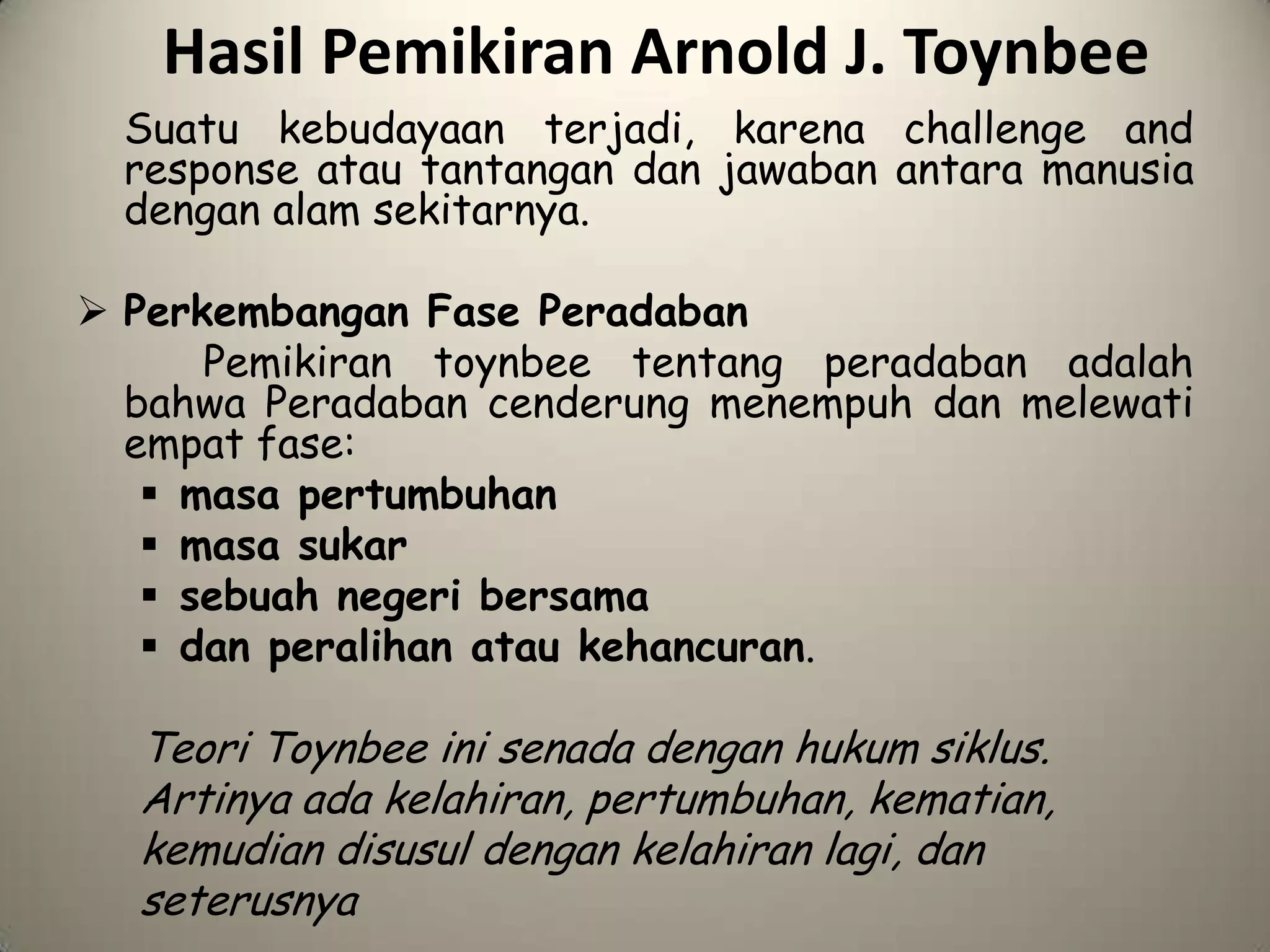 Arnold J Toynbee | PPTX