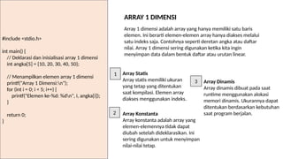 ppt array di kirim.pptx ppt array........ | PPT