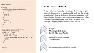 ppt array di kirim.pptx ppt array........ | PPT