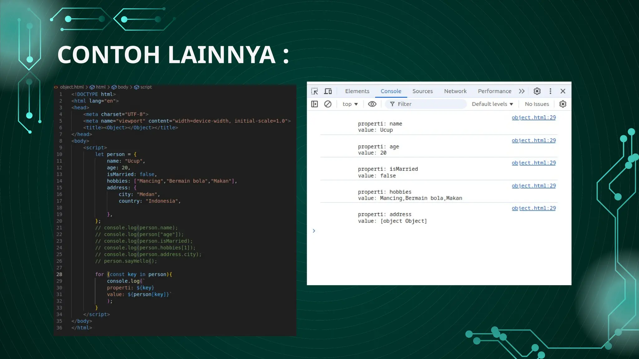 Ppt Array And Object Java Script Pengetahuan Pemrogramanpptx