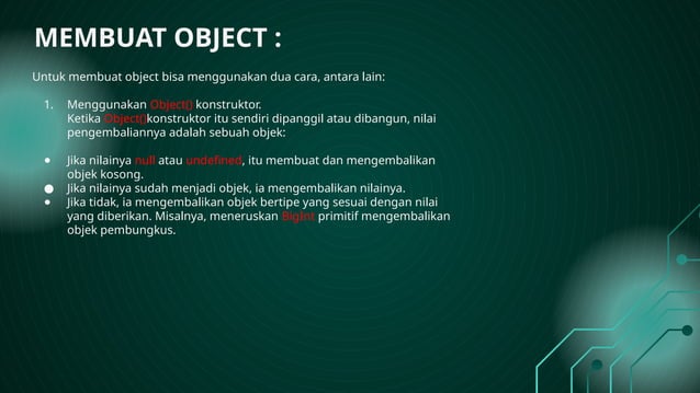 PPT ARRAY & OBJECT java script pengetahuan pemrograman.pptx