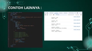 PPT ARRAY & OBJECT java script pengetahuan pemrograman.pptx