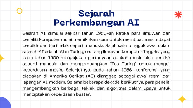 PPT Artificial Intelligence / Kecerdasan Buatan | PDF