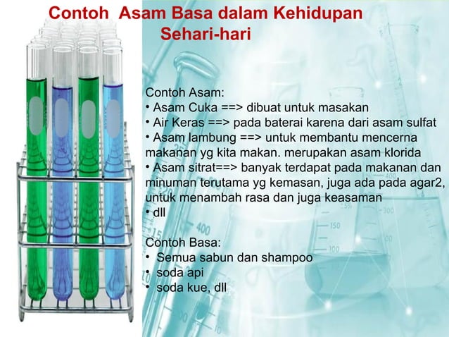 PPT Asam dan Basa Materi Kimia kelas 11 SMA | PPT