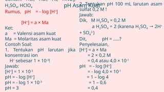 PPT ASAM BASA KIMIA KELAS XI MIPA (TEORI DAN PERHITUNGAN) | PPTX