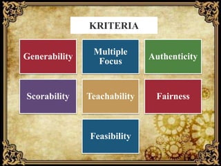 Ppt asesmen kinerja proses dan produk | PPTX