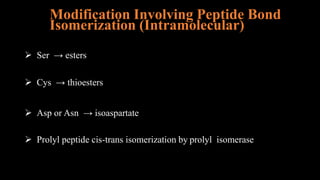 Post translational modification of protein | PPTX