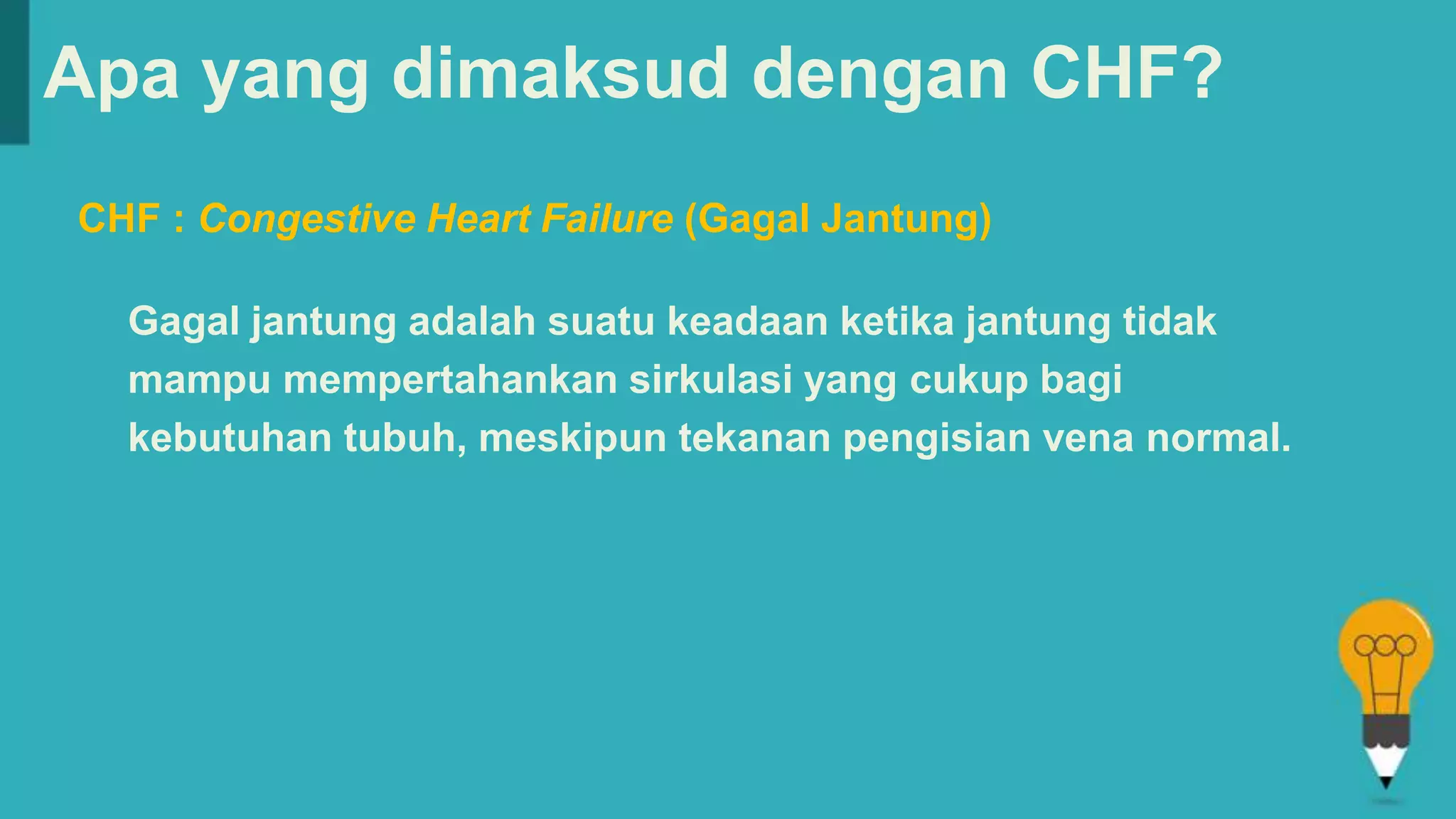 Congestive Heart Failure (CHF) | PPTX
