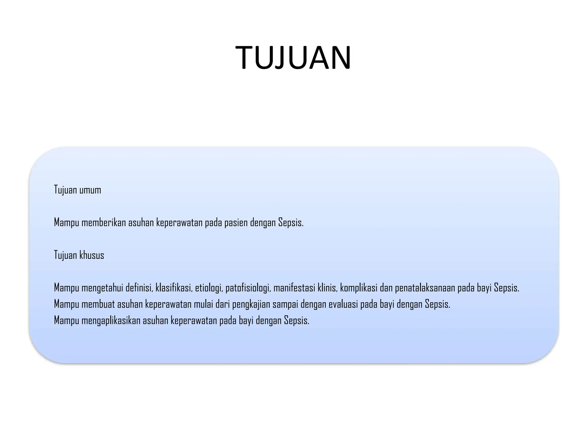 PPT ASKEP PENYAKIT SEPSIS PADA NEONATUS DI RUMAH SAKIT | PPTX