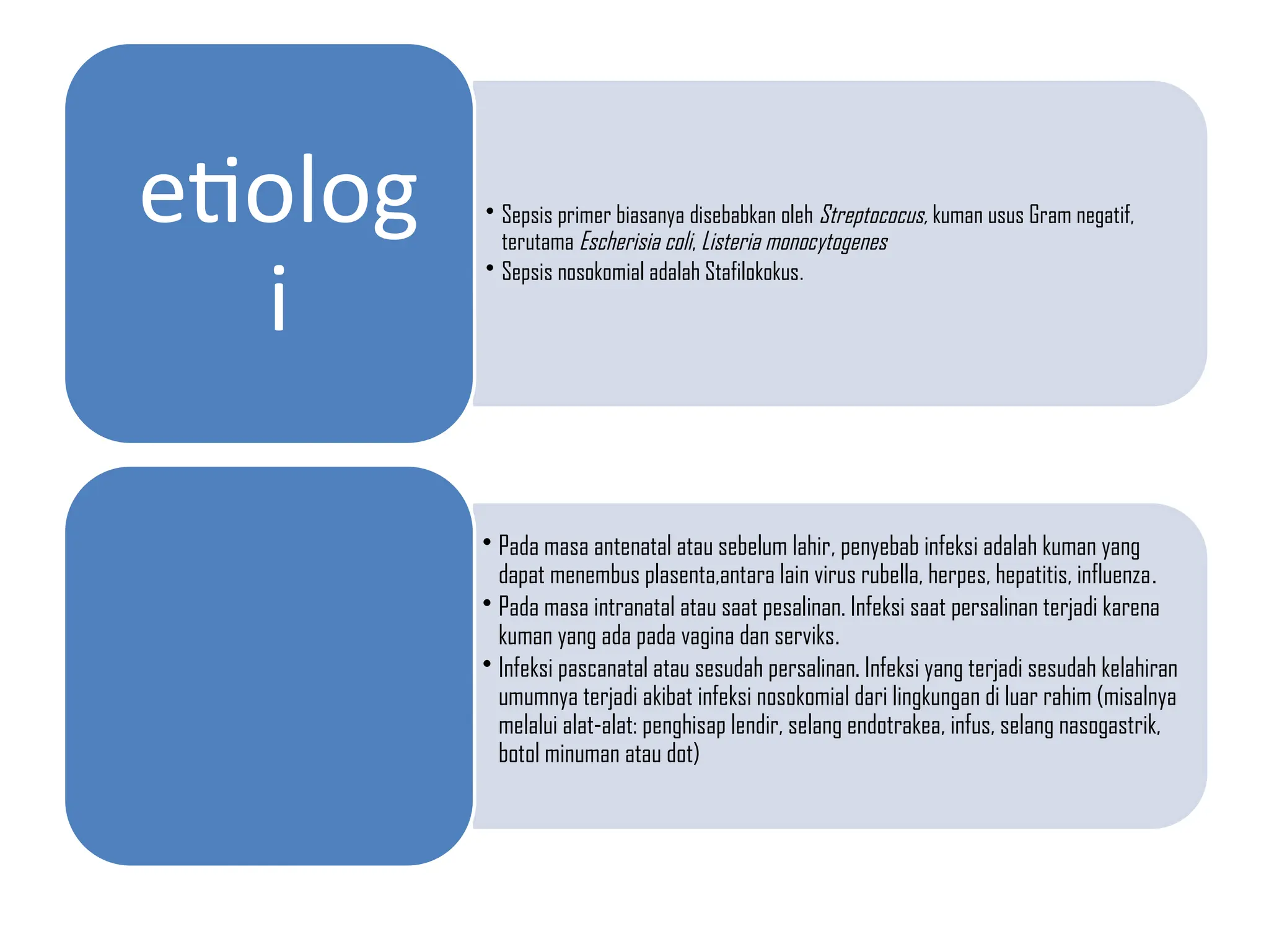 PPT ASKEP PENYAKIT SEPSIS PADA NEONATUS DI RUMAH SAKIT | PPTX
