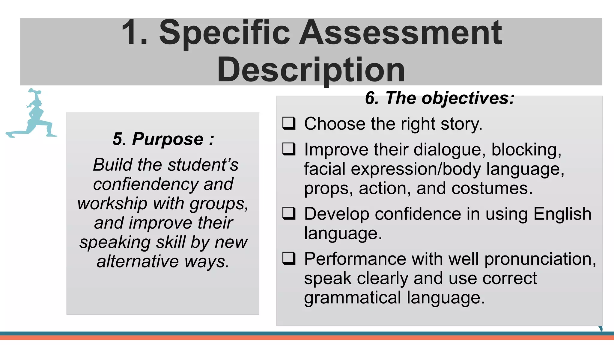 Assessment : drama assessment analysis | PPTX