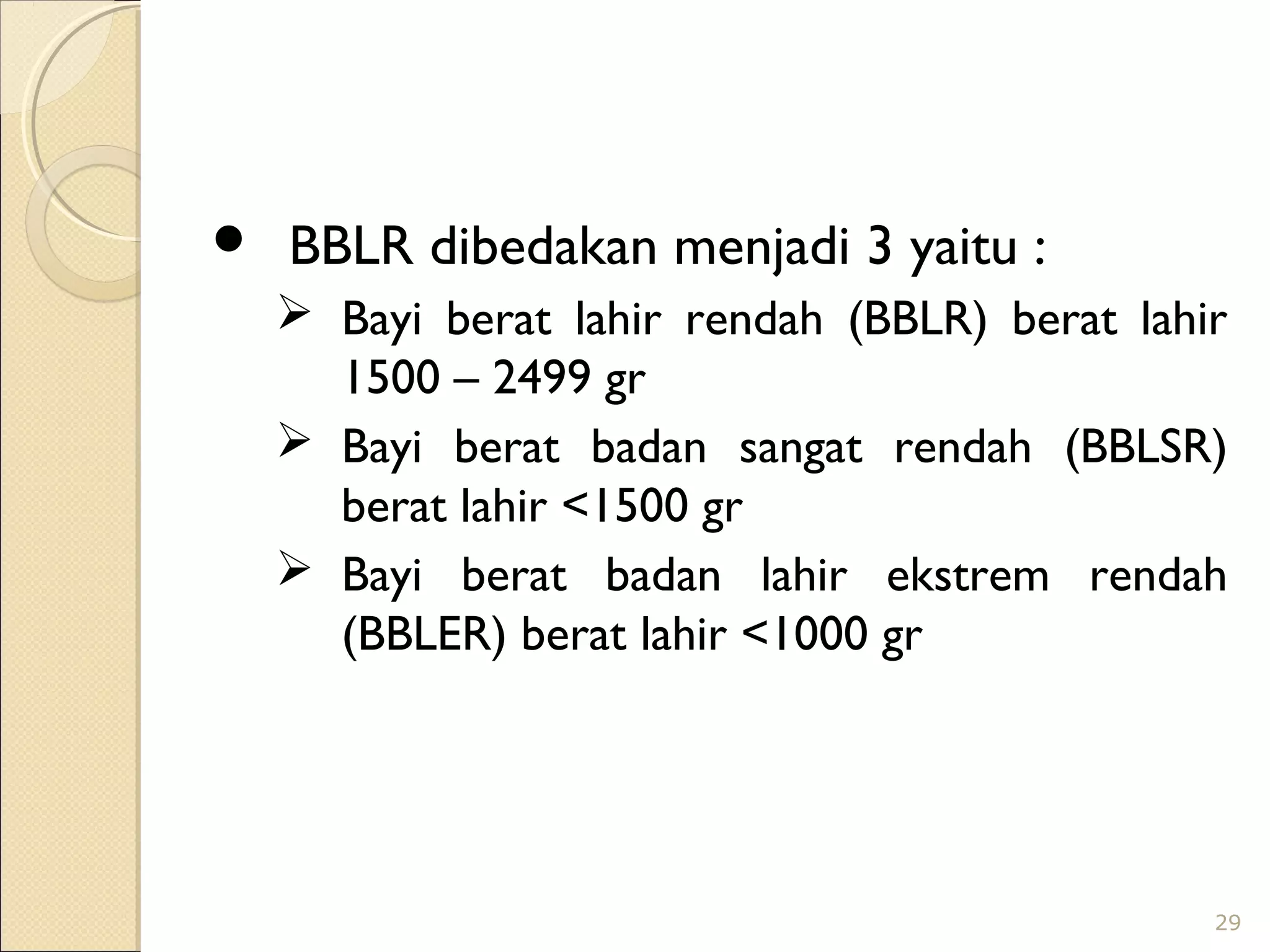 PPT Asuhan BBL Patol (hipotermi, hipertermi, dehidrasi, asfiksia) | PPT