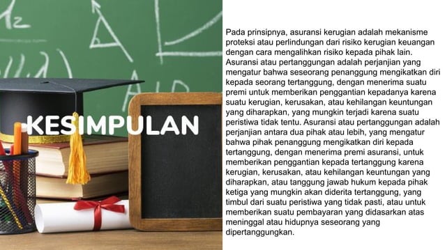 asuransi Kerugian, macam-macam, konsep dasar | PPTX
