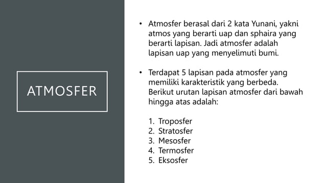 ppt atmosfer mandiri pelajaran ipa kelas ix | PPT