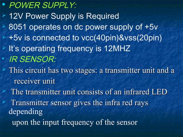 automatic railway gate controll using ir sensor | PPT