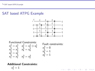 ATPG of reversible circuits | PPT