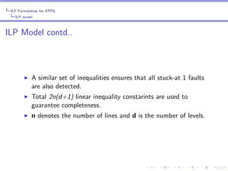 ATPG of reversible circuits | PPT