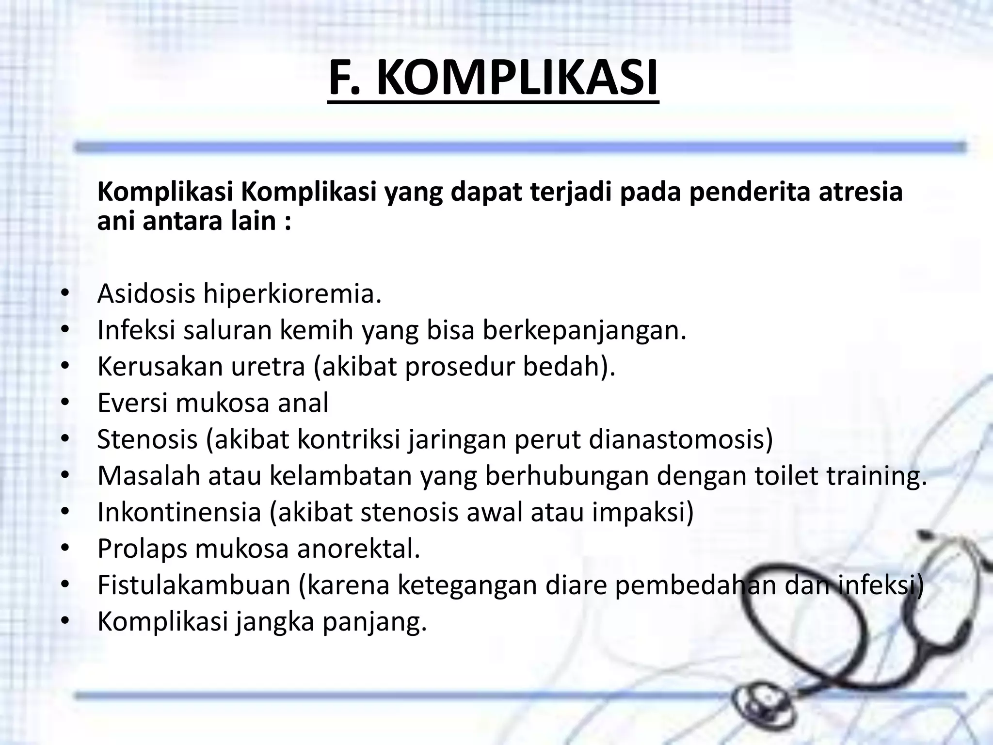 Atresia Rekti Atresia Ani | PPTX