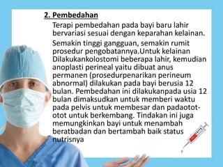 Atresia Rekti Atresia Ani | PPTX
