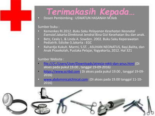 Atresia Rekti Atresia Ani | PPTX