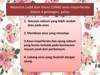 Atresia Rekti Atresia Ani | PPTX