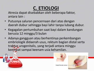Atresia Rekti Atresia Ani | PPTX