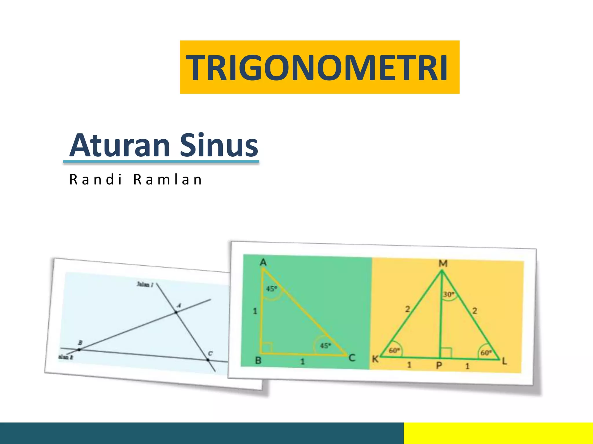 PPT ATURAN SINUS KELAS XI | PPTX