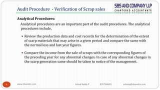 PPT - Audit of Scarp Sales | PPTX
